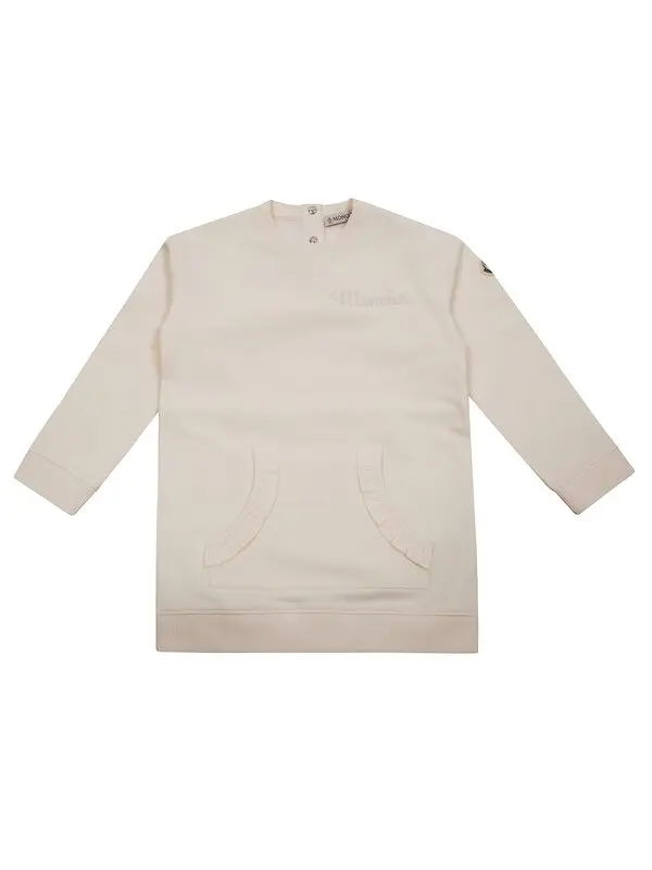 Moncler Mini Logo T-shirt Dress - Rosa
