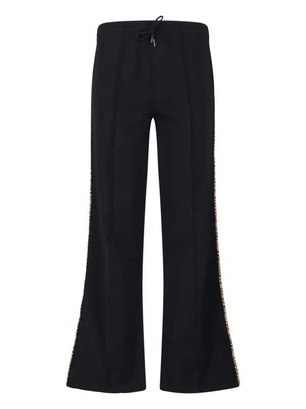 Burberry Wide-leg Pants With Side Stripe