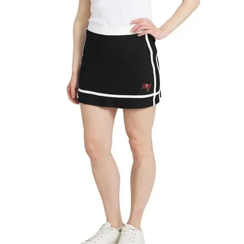 WEAR BY ERIN ANDREWS Tampa Bay Buccaneers Stripe Skort - Black