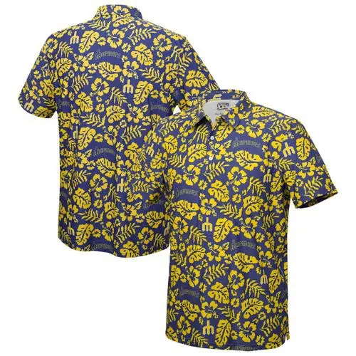 Reyn Spooner Seattle Mariners Cooperstown Pua Performance Polo