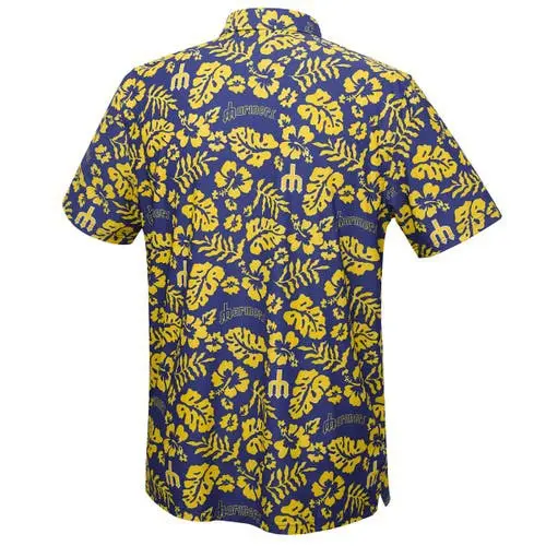 Reyn Spooner Seattle Mariners Cooperstown Pua Performance Polo