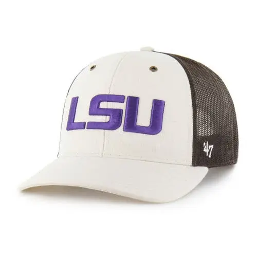 CARHARTT X 47 Carhartt X '47 /brown Lsu Tigers Undyed Trucker Adjustable Hat