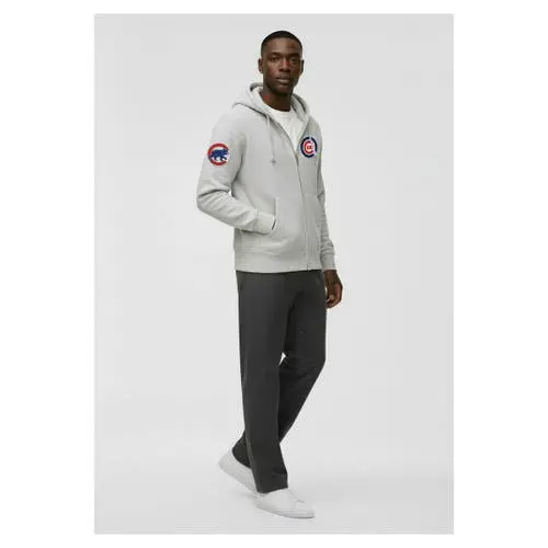 Champion Chicago Cubs Reverse Weave Chenille Full-zip Hoodie
