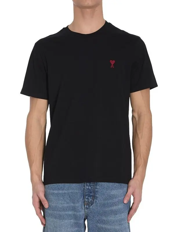 AMI Paris Red Of Coeur Mini T-shirt For