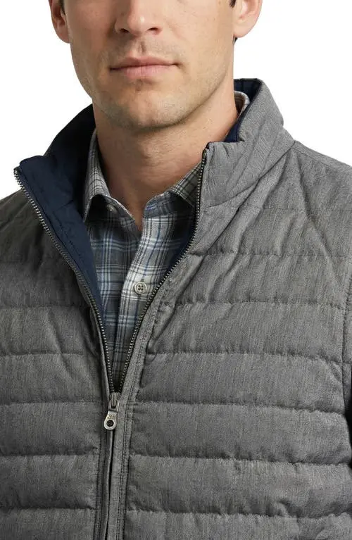 Scott Barber Reversible Puffer Vest - Grey