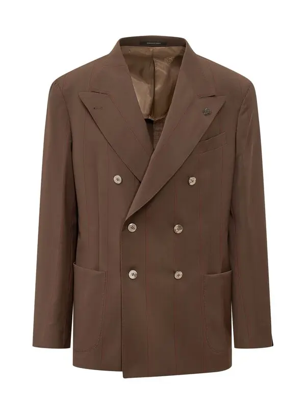 GABRIELE PASINI Double-breasted Blazer With Rever
