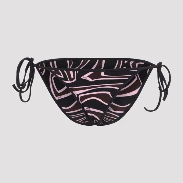 Emilio Pucci Printed Tie-side Bikini Bottom