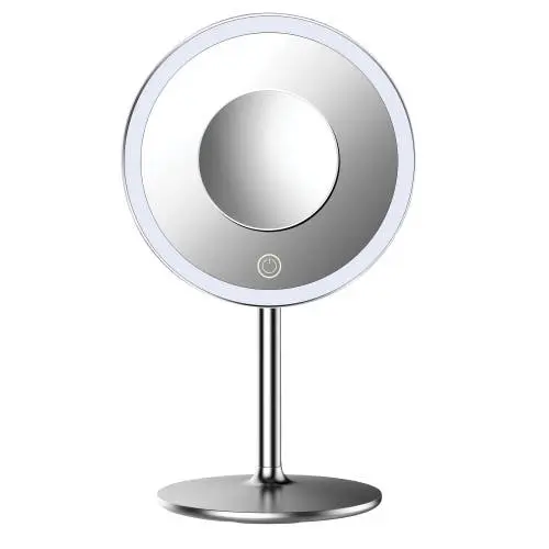 IMPRESSIONS VANITY Luxe Tri-tone Led Makeup Mirror - Silver