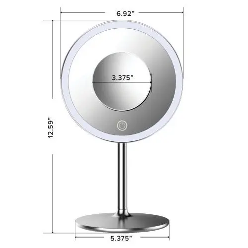 IMPRESSIONS VANITY Luxe Tri-tone Led Makeup Mirror