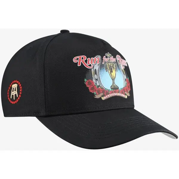 BARSTOOL GOLF X '47 Kentucky Derby Run For The Roses Trophy Hitch Adjustable Hat - Black