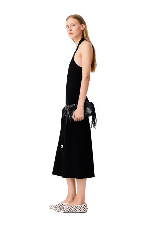 Maje Dress With Floral Jewel Details