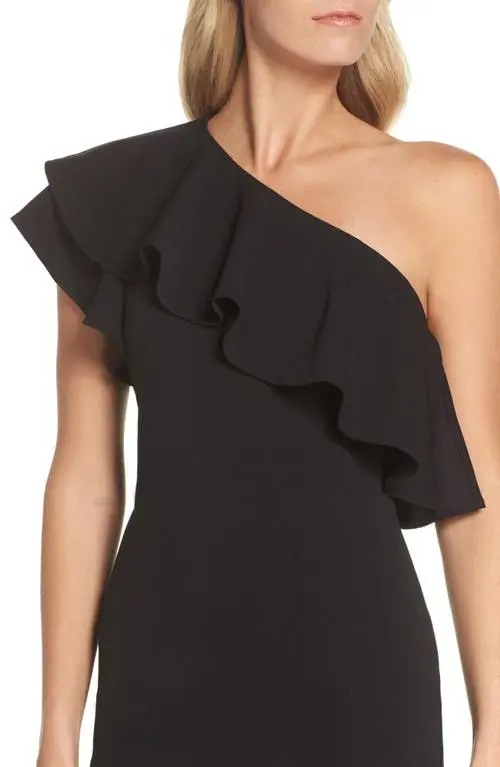 Vince Camuto One-shoulder Ruffle Dress
