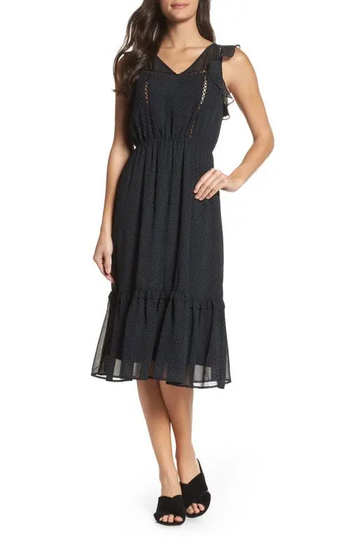 Steve Madden Bb Dakota Carra Ruffle A-line Dress