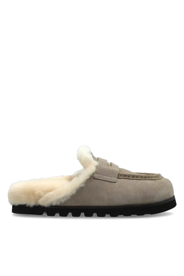 NAKED WOLFE Corded’ Slides - Grey