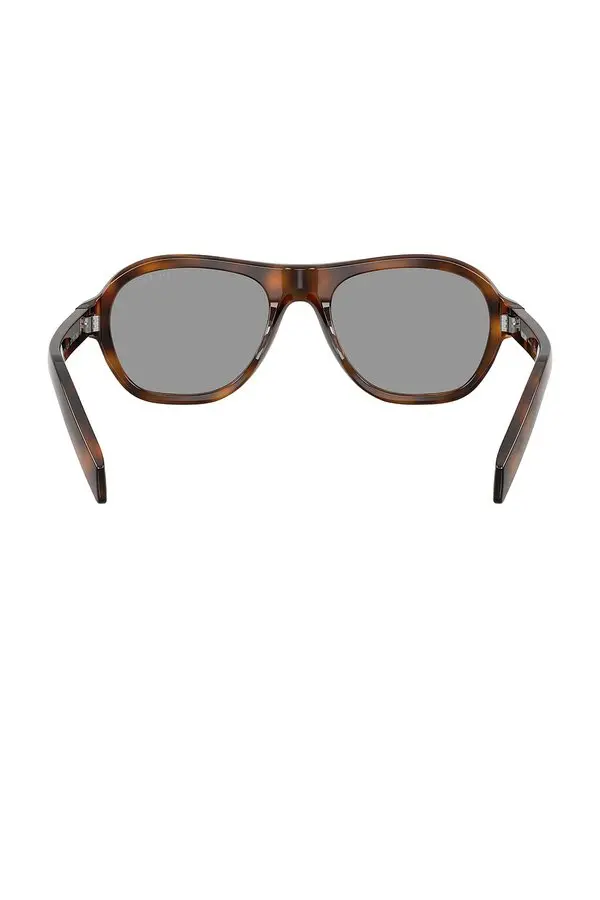 Prada Round Sunglasses In Rose - Juniper Tortoise