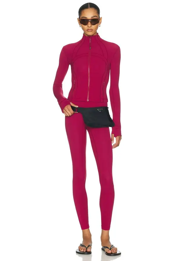 Lululemon Define Nulu Cropped Jacket - Raspberry Rave