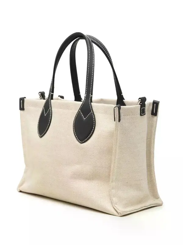 Gucci 2000-2015 Medium Canvas Logo Tote Satchel