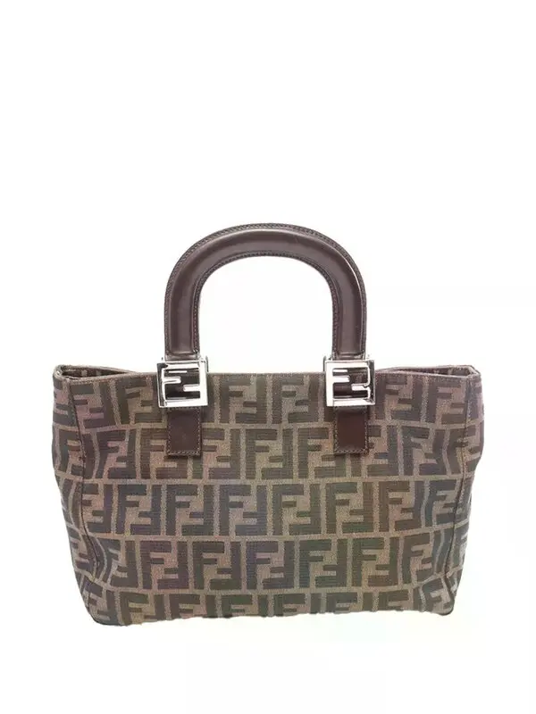 Fendi 2000-2010 Zucca Canvas Handbag