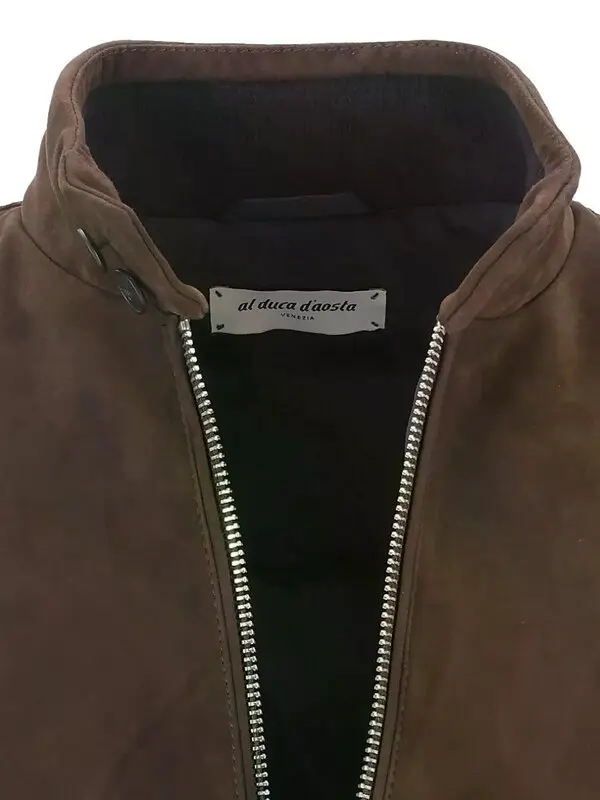 Al Duca D'aosta Zip-up Suede Jacket
