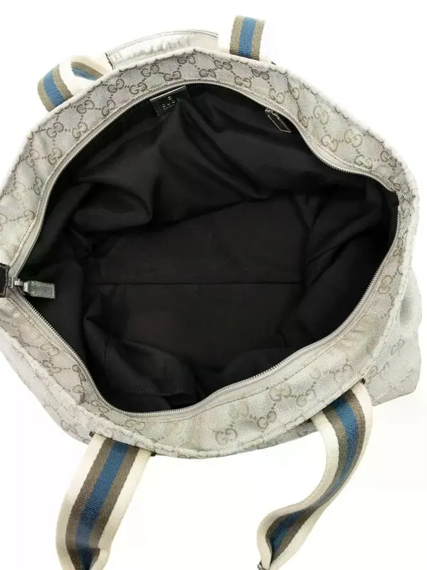 Gucci 2000-2015 Gg Canvas Web Tote Bag