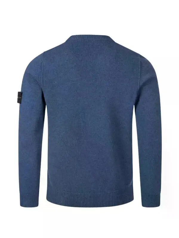 Stone Island 5100072 Lambswool Jumper - Blue