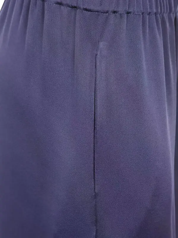 Antonelli Firenze Satin-finish Wide-leg Trousers