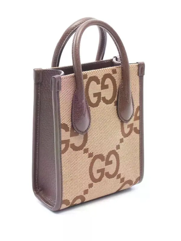 Gucci 2000-2015 Mini Jumbo Gg Canvas Web Satchel