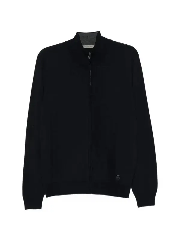 Corneliani Zip-up Knitted Sweater