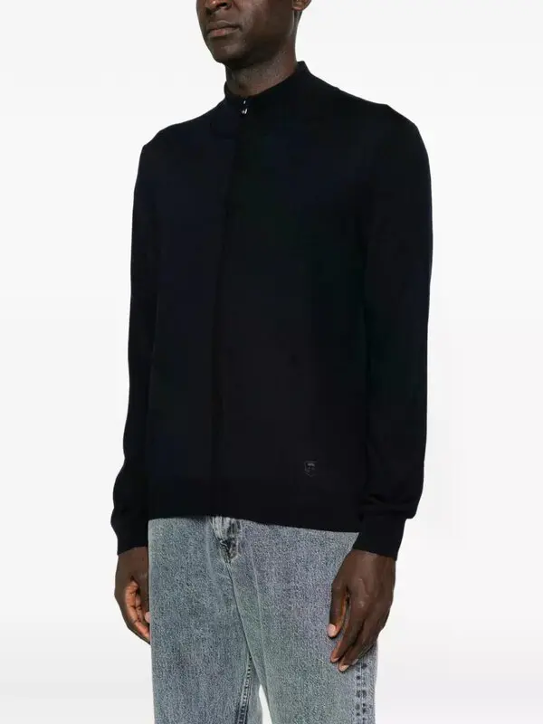 Corneliani Zip-up Knitted Sweater