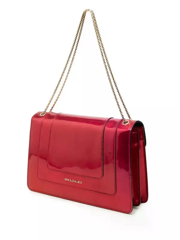 BVLGARI 2010-2026 Medium Patent Serpenti Forever Shoulder Bag