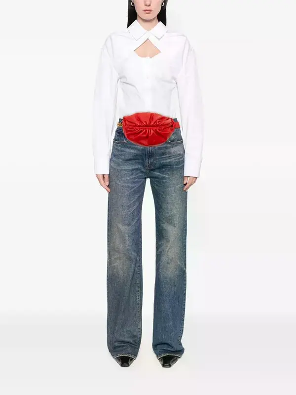 Bottega Veneta 2012-2026 Lambskin Chain Pouch Belt Bag