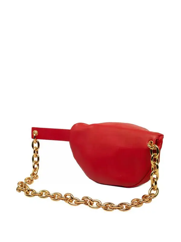 Bottega Veneta 2012-2026 Lambskin Chain Pouch Belt Bag