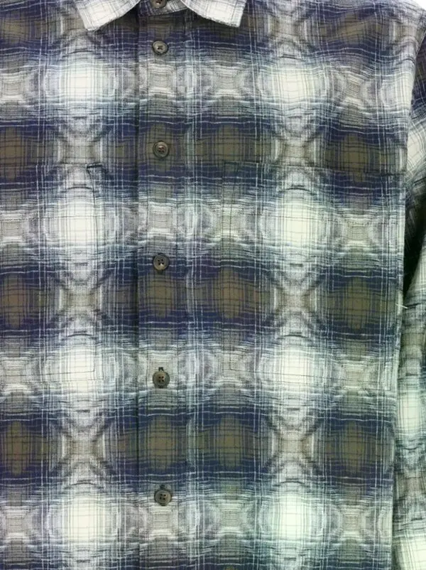 Paul Smith Jacquard-check Cotton Shirt - Neutrals