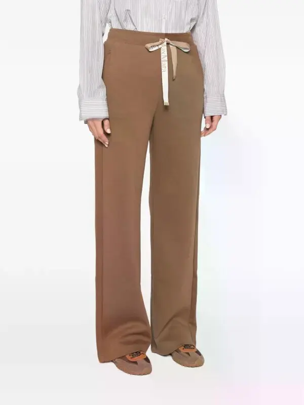 Max Mara Drawstring Wide-leg Track Pants