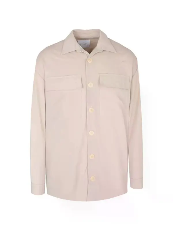 GAELLE PARIS Button-up Chest-pocket Shirt Jacket