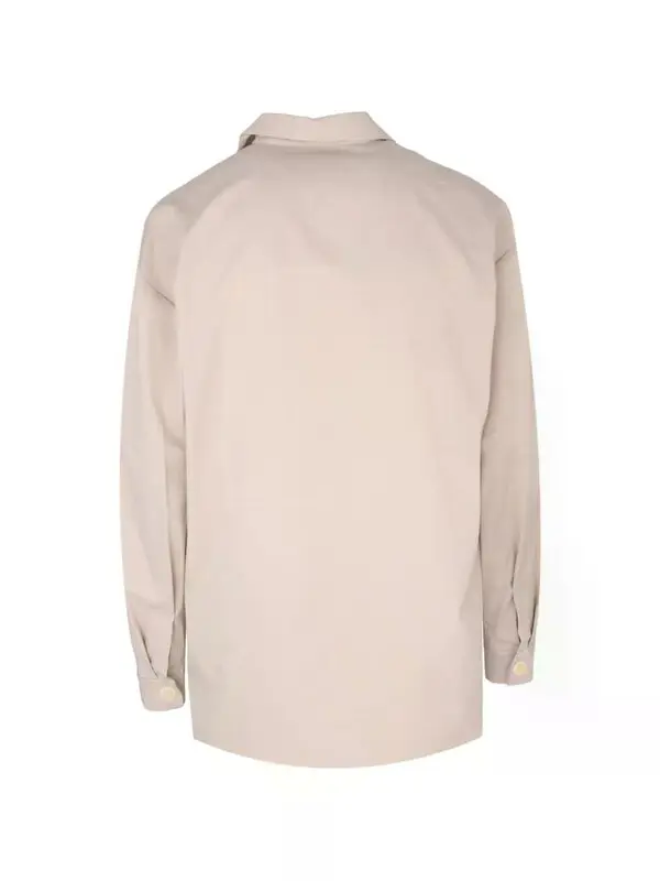 GAELLE PARIS Button-up Chest-pocket Shirt Jacket