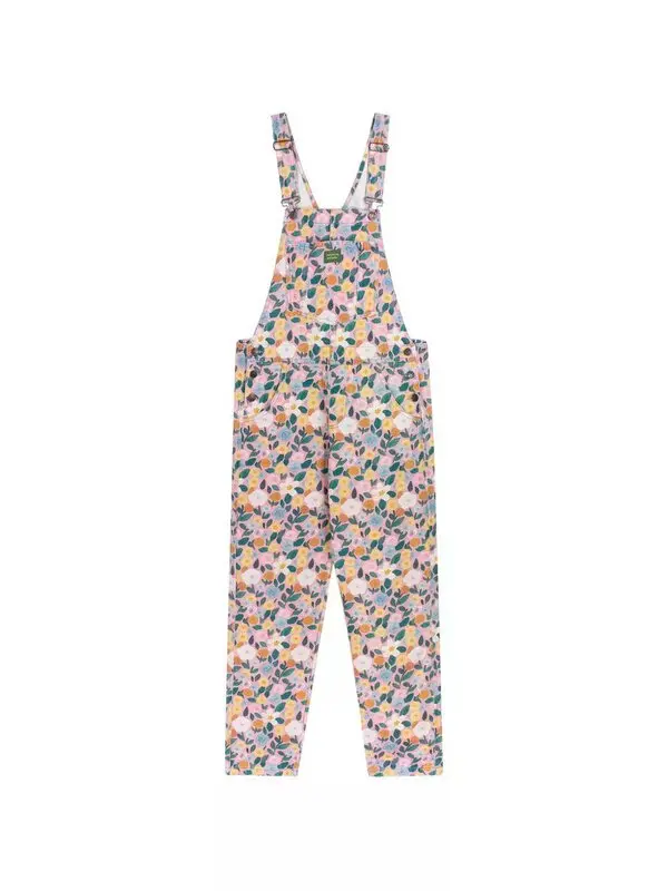 FAVORITE PEOPLE Blossom Floral-print Overalls