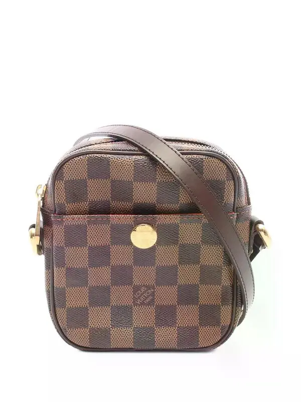 LOUIS VUITTON 2005 Damier Ebene Rift Crossbody Bag