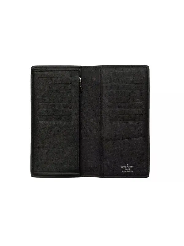 LOUIS VUITTON 2018 Monogram Eclipse Brazza Wallet Long Wallets