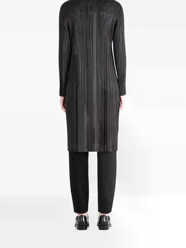 Issey Miyake Plissé-effect Single-button Jacket