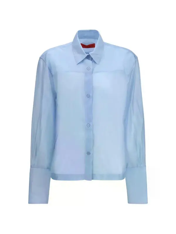 THELATEST Codie Sheer Button-down Shirt