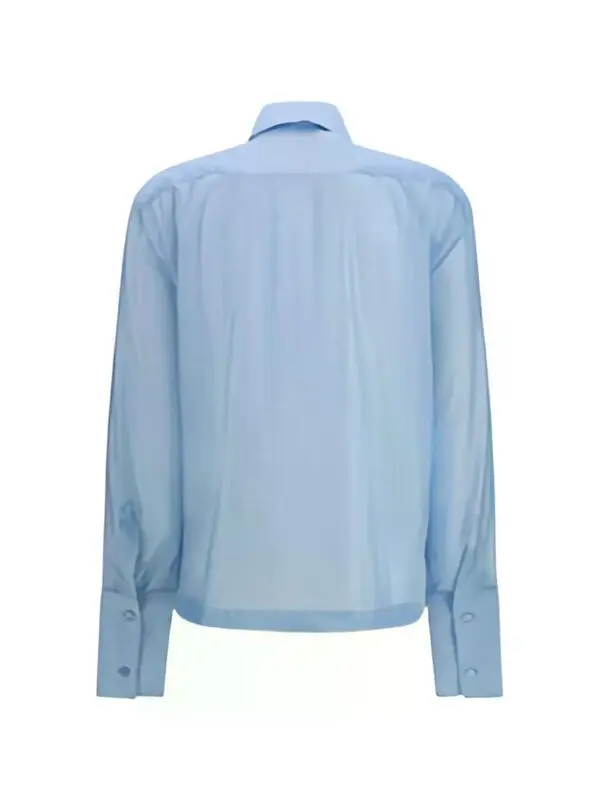 THELATEST Codie Sheer Button-down Shirt