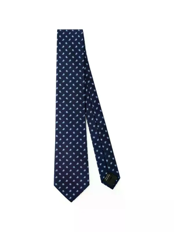 CAVENDISH Paisley-print Silk Tie