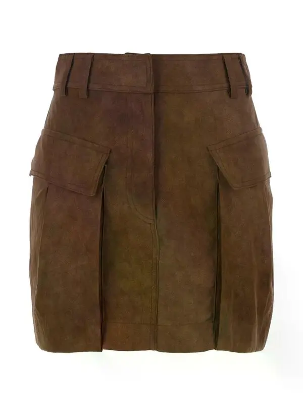 RAME Flap-pocket Mini Skirt