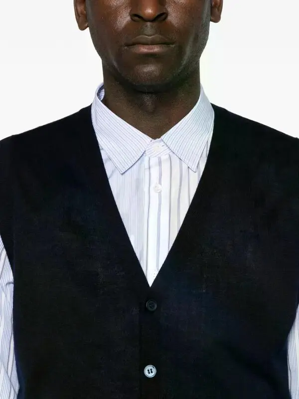 Corneliani Button-fastening V-neck Sweater