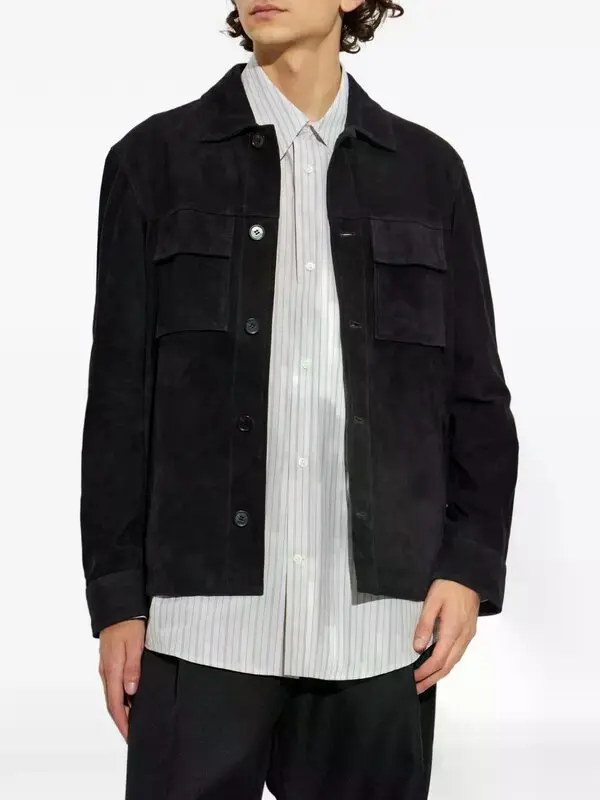 ARMA Mex Suede Shirt Jacket - Blue