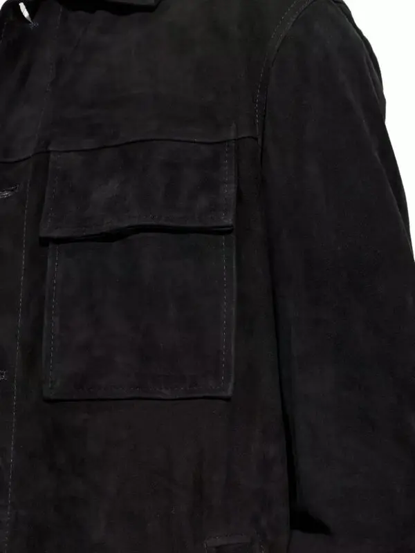 ARMA Mex Suede Shirt Jacket - Blue