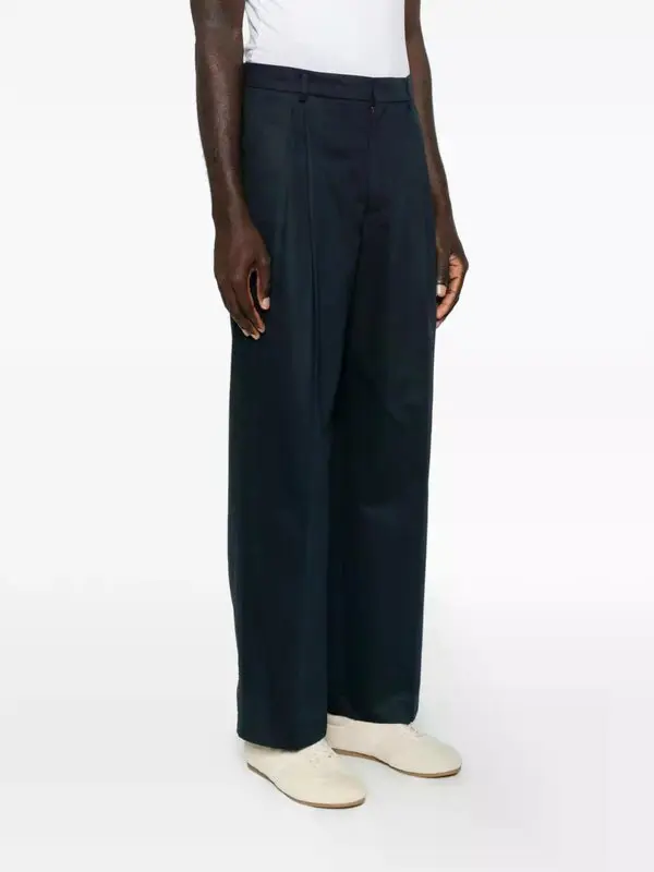 AMARANTO Pleated Loose Fit Trousers