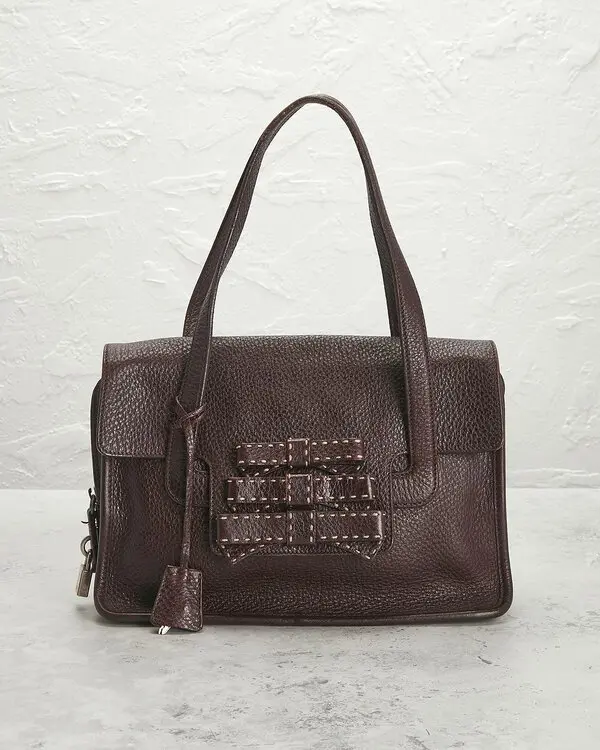 FWRD RENEW Prada Stitch Ribbon Handbag