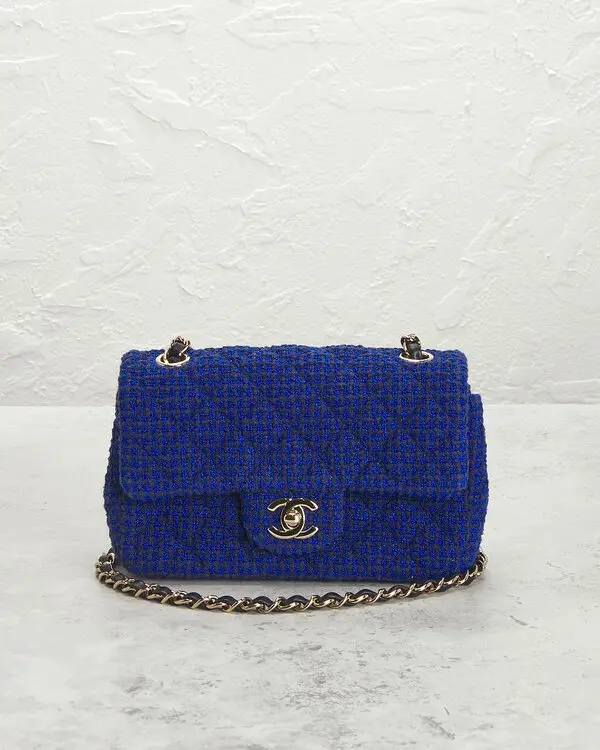 FWRD RENEW Chanel Tweed Mini Flap Bag